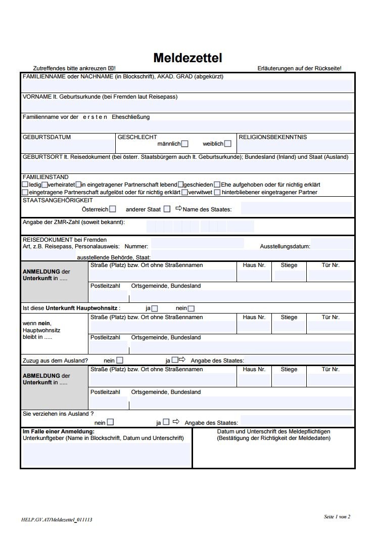 Marktgemeinde Weißkirchen | Formulare